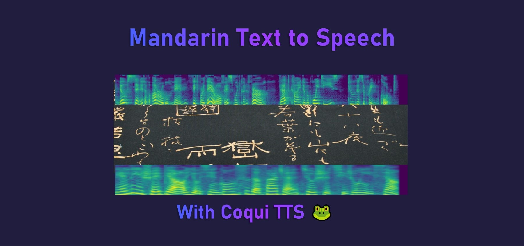 Mandarin Text To Speech With Coqui TTS News Machinelearning sg